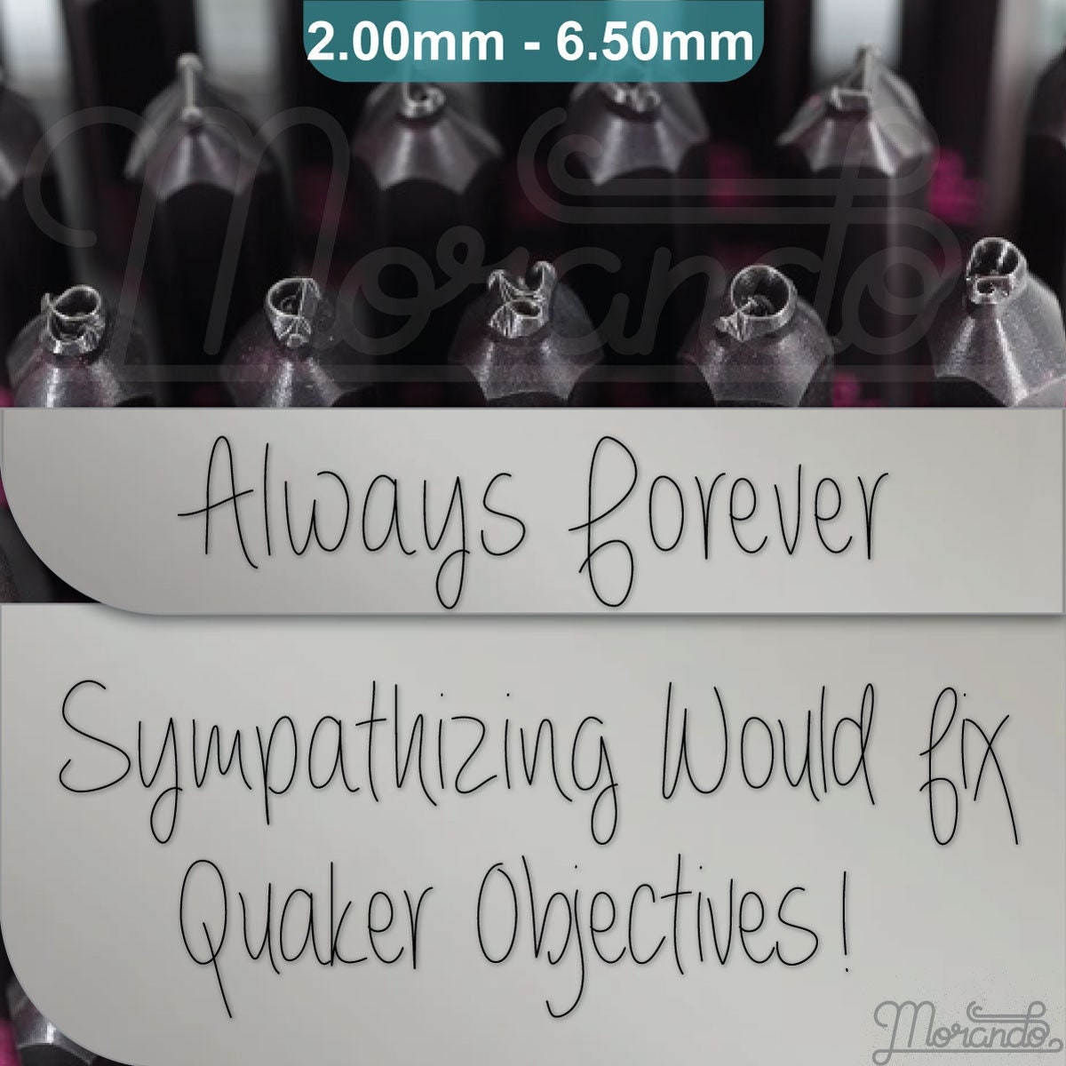 Always Forever Metal Stamps, complete Alphabet. – My Metal Stamp