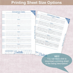 Cinnamon Cake Metal Alphabet Stamps, full Alphabet. – My Metal Stamp